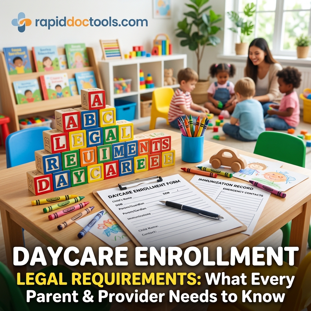Free: Daycare Enrollment Requirements USA (2026) | Guide | RapidDocTools